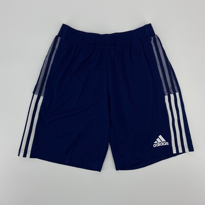 Adidas Tiro 21 Training Shorts Mens Small Blue White Gym Athletic ...