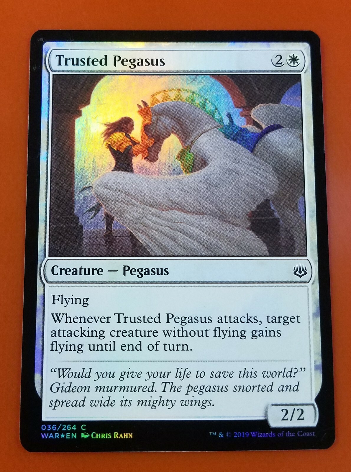 1x Trusted Pegasus | FOIL | War of the Spark | MTG Magic Cards | eBay