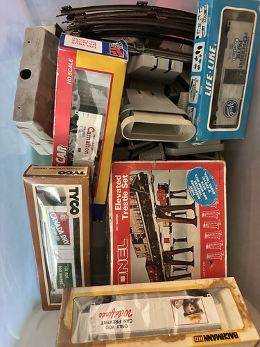 Vintage Hobby Model Train Cars, Tracks, & Accessories Lot | eBay