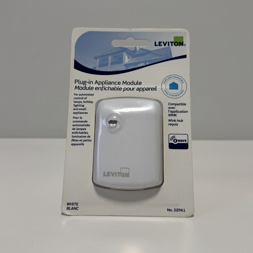 Leviton Decora Smart White Z-Wave Plug in Appliance Module DZPA1 15A ...