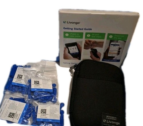 100 Livongo Lancets 30 EXP 10-2025 Manual, Case | eBay