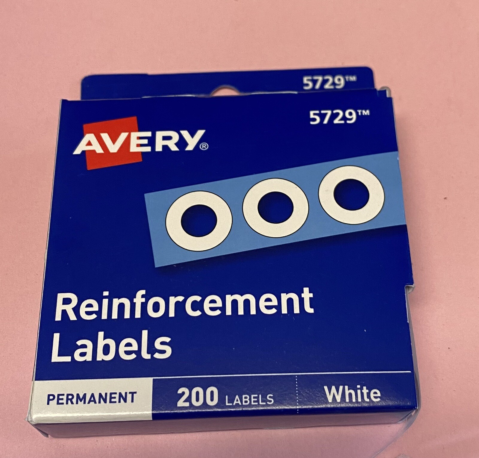 200 count Avery Self-Adhesive Hole Reinforcement Labels, 1/4' Round ...