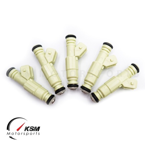 5 Fuel Injectors 36lb 380cc for Turbo Volvo T5 C70 S60 S70 S80 V70 EV1 ...