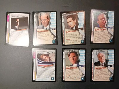 XFILES CCG 7 UR ULTRA RARE CARDS - MULDER SCULLY SKINNER COLTON LAMANA ...