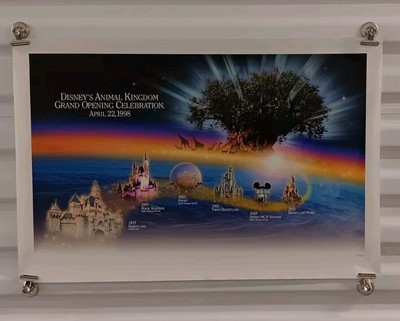 Vintage Disney's Animal Kingdom Grand Opening Celebration Poster April ...