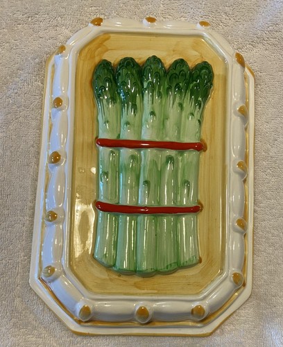 Asparagus Mold and Wall Hanging , Ceramic, Taste Setter by Sigma, 1980s ...