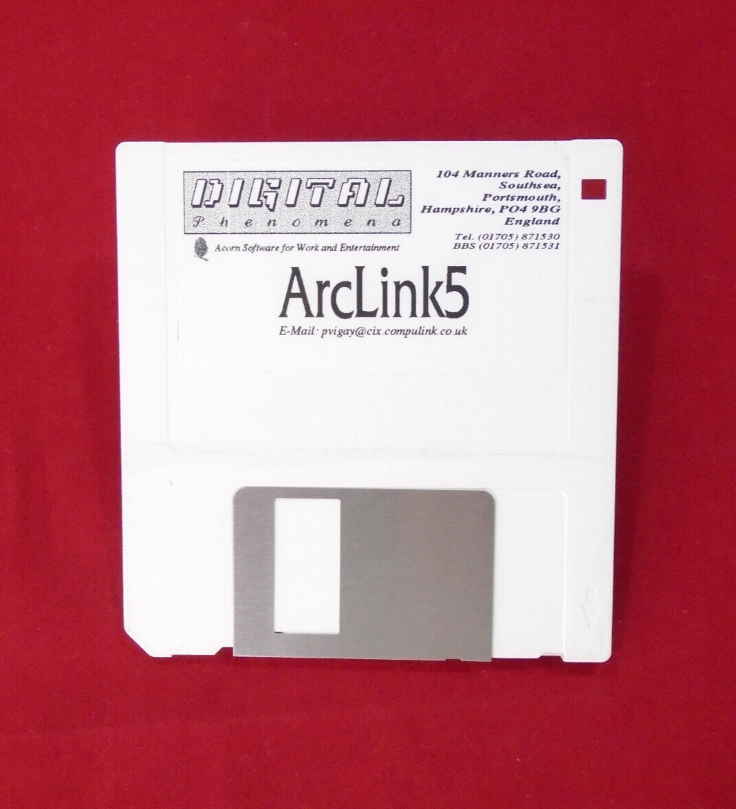 ArcLinlk5 Psion 5 to Acorn Transfer for Acorn RISC OS software & manual ...