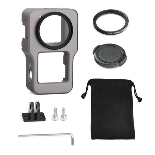 Camera Protective Frame Cover+UV Filter+Lens Cover+Adapter For DJI ...