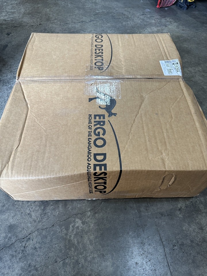 ERGO DESKTOP Kangaroo Pro Sit And Stand Workstation Black 15lb Load | eBay