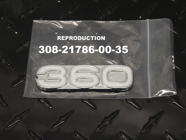 Yamaha Oil Tank Emblem Badge 1972 Rt2 RT 360 Enduro Silver for sale ...