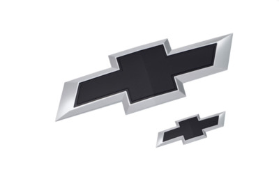 2022-2025 Chevrolet Silverado 2500 3500 Bowtie Emblems Black GM OEM NEW ...