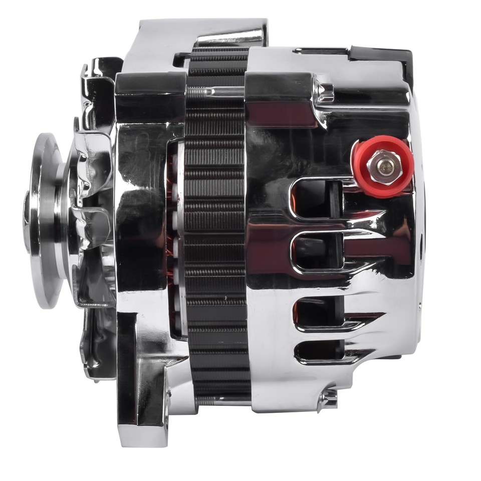 1985-1993 Chevy GM BBC SBC 305 350 396 454 12V Chrome 180A Alternator 1 ...