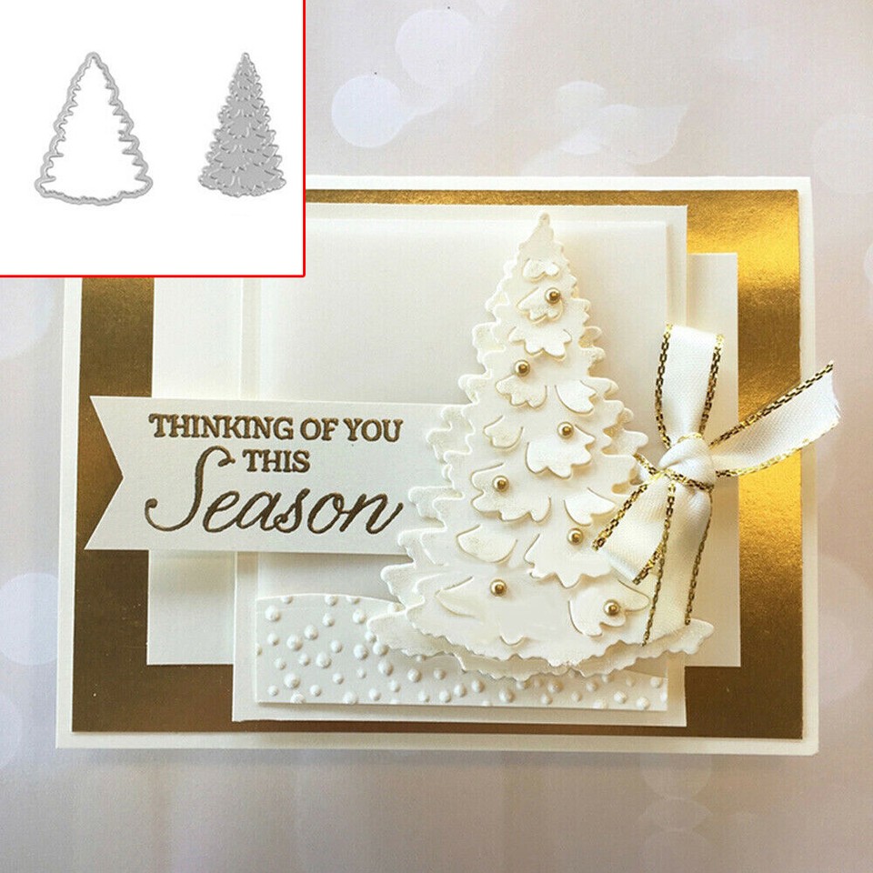 Christmas Tree Metal Cutting Dies Scrapbooking Paper Cards Craft ...