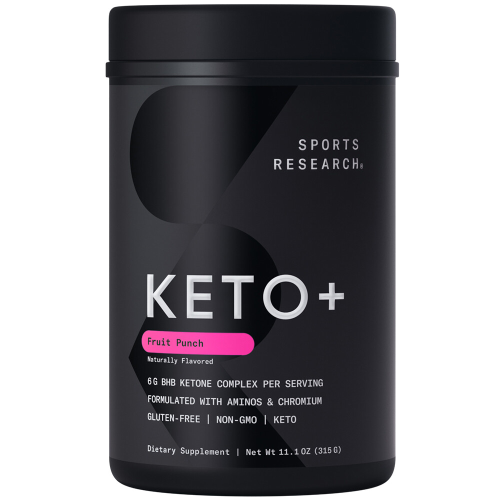 Keto Plus Fruit Punch 30srv Exogenous Ketones Electrolyte Powder ...