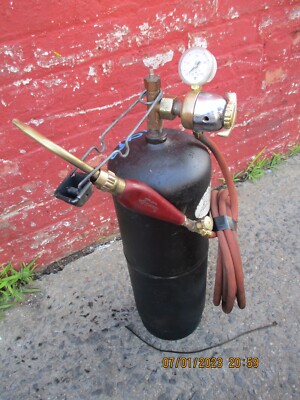 Oxy Acetylene Welding - Prest-O-Lite Acetylene Torch