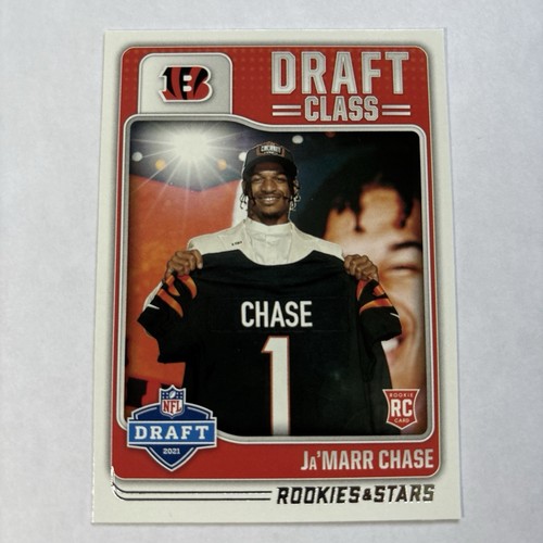 JaMarr Chase Rookie Draft Class 2021 Panini Rookies & Stars RC Bengals ...