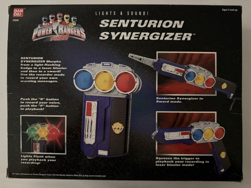 1997 Senturion Synergizer Saban's Power Rangers Turbo vintage with box ...
