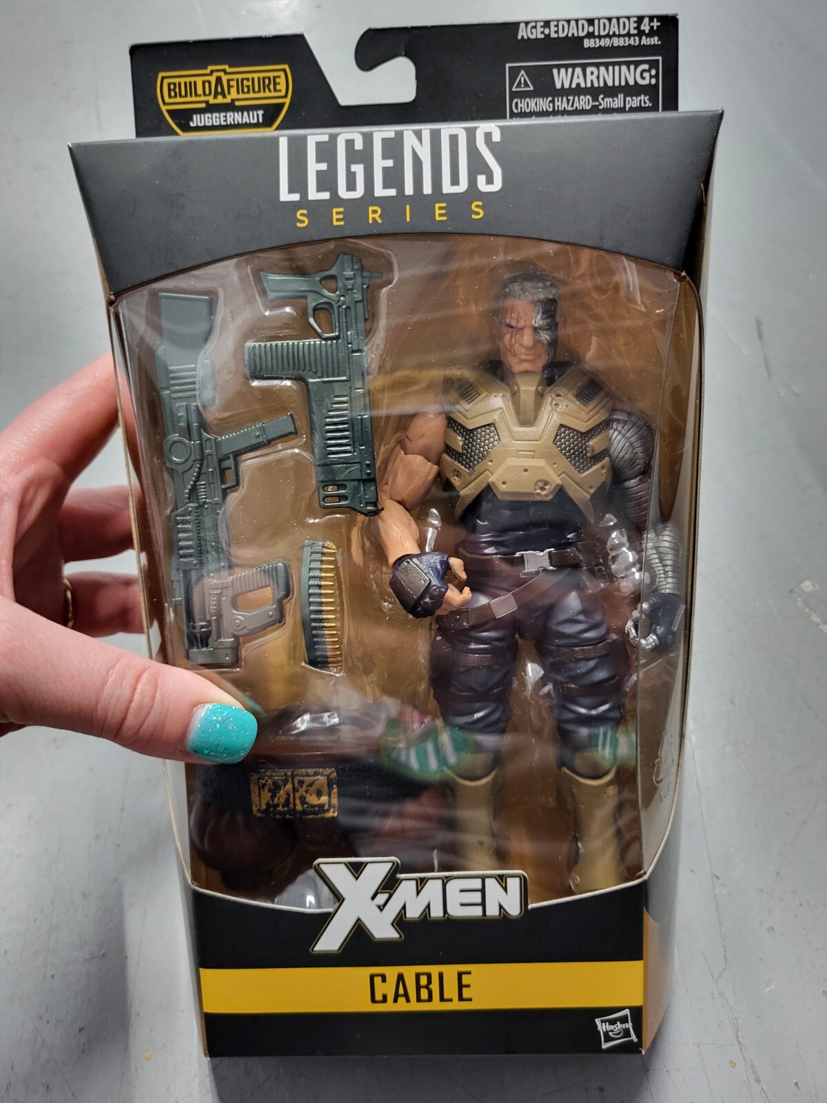 Marvel Legends Series, Cable, Hasbro, X-Men, Juggernaut, BAF, NIB | eBay
