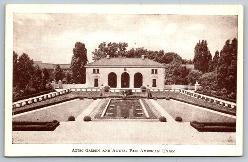 Pan American Union Aztec Garden Washington DC Postcard | eBay
