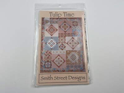 Tulip Time Smith Street Designs Machine Embroidery CD Quilt Pattern ...