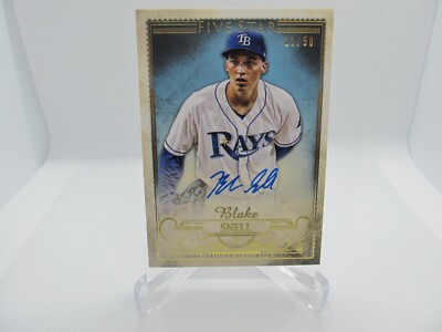 2016 Topps Five Star Blake Snell Rookie On Card Auto #21/50 Short Print ...