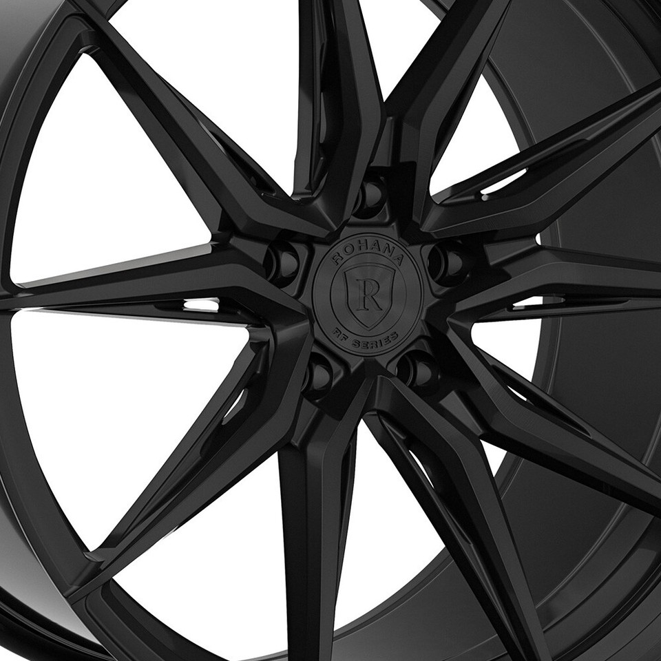 20" Rohana RFX13 Black 20x9 20x11 Concave Wheels Rims Fits Ford Mustang ...