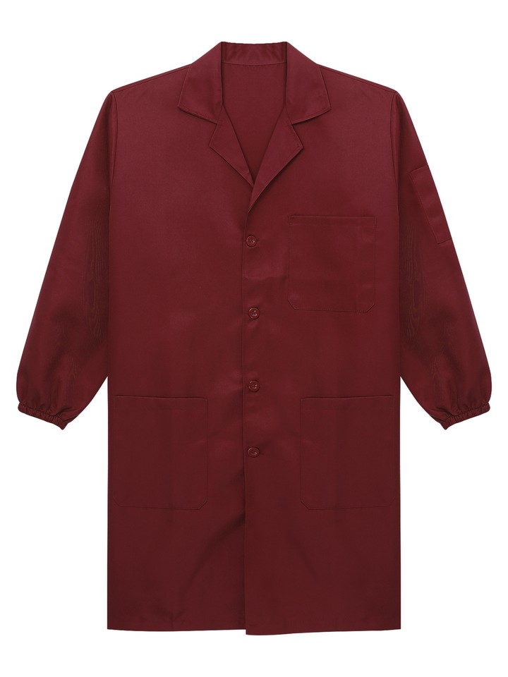 Unisex Uniform Lightweight Jacket Pockets Work Coat Mechanical Mens ...