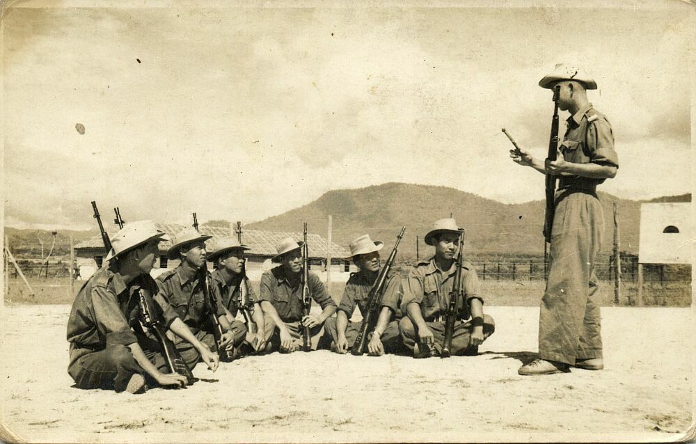 malay malaysia, PERAK IPOH, Group of Soldiers (1920s) Real Photo | eBay