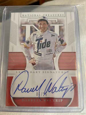 Darrell Waltrip Autographed National Treasures Legendary Signature Card ...