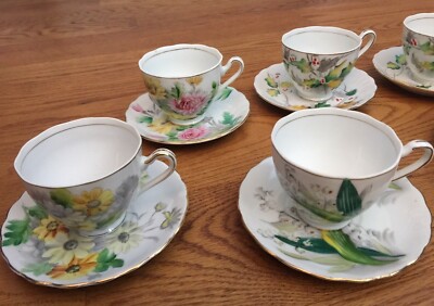 Cups & Saucers - Kasuga Ware