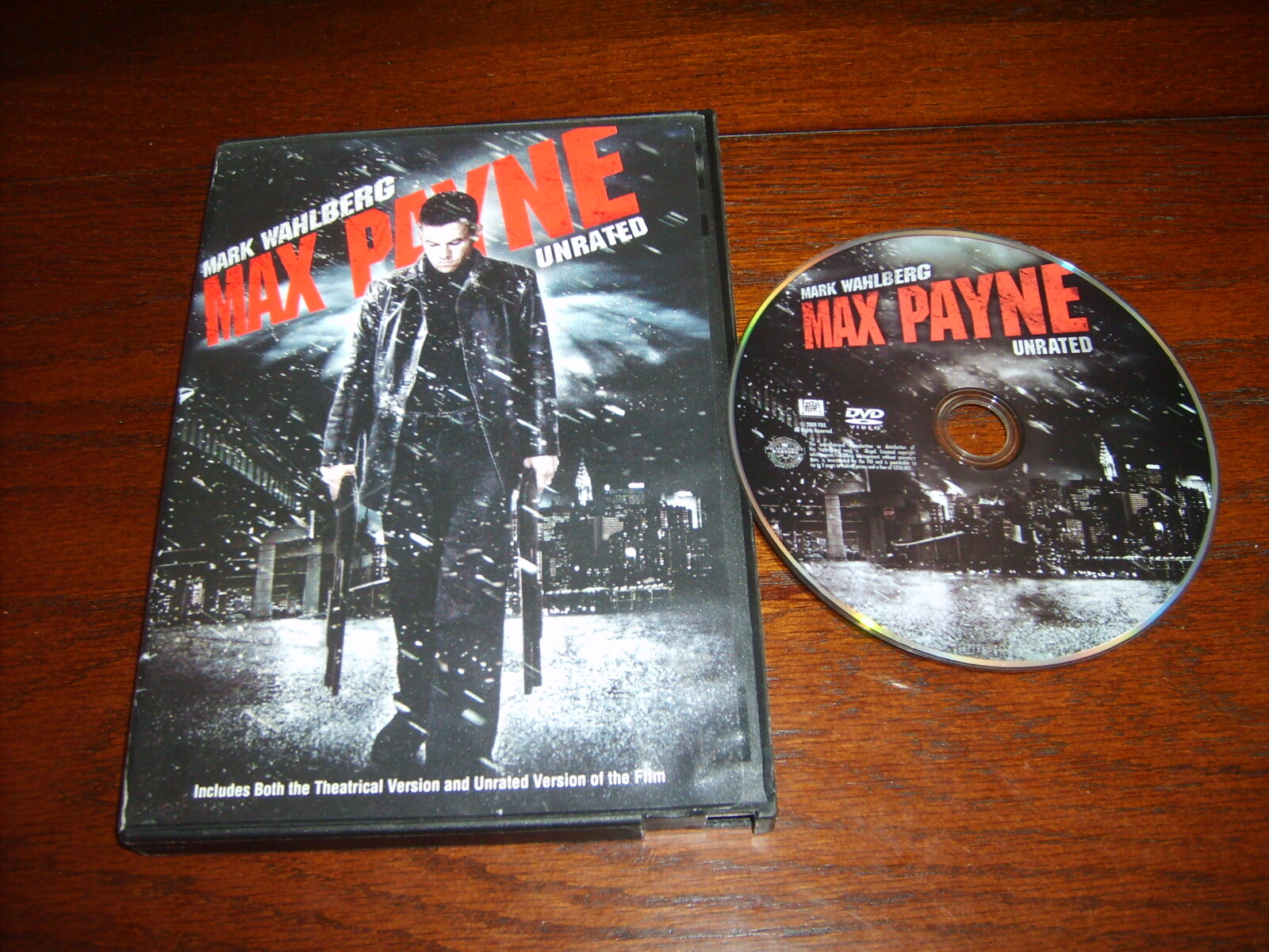 MAX PAYNE (DVD,2008,WS)~UNRATED~MARK WAHLBERG~MILA KUNIS~BEAU BRIDGES ...