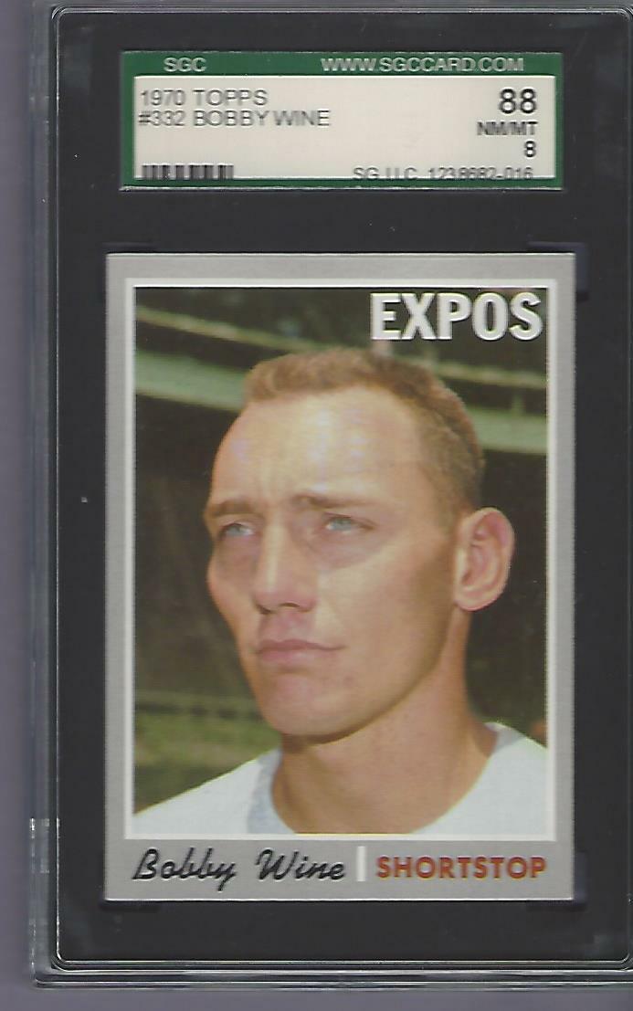 1970 Topps - #332 Bobby Wine for sale online | eBay
