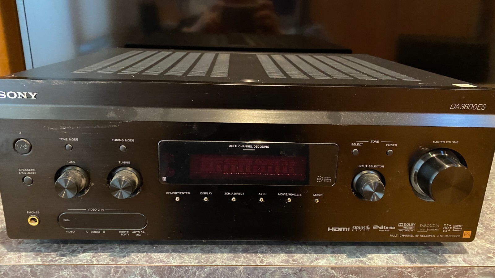 Sony STR-DA3600ES A/V Receiver - 7.1ch Surround Sound Theatre HiDef ...