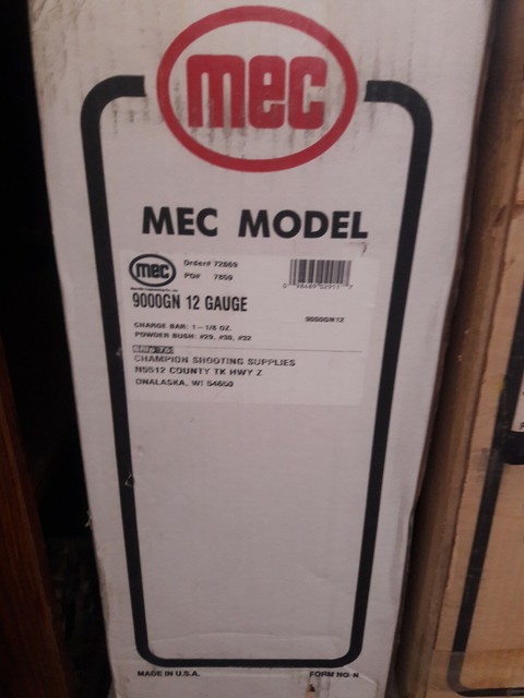 MEC 9000gn Progressive Shotshell Reloading Press .410 Gauge for sale ...