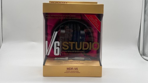 BRAND NEW SONY MDR-V6 ULTRA HIGH QUALITY STUDIO SOUND MONITOR ...