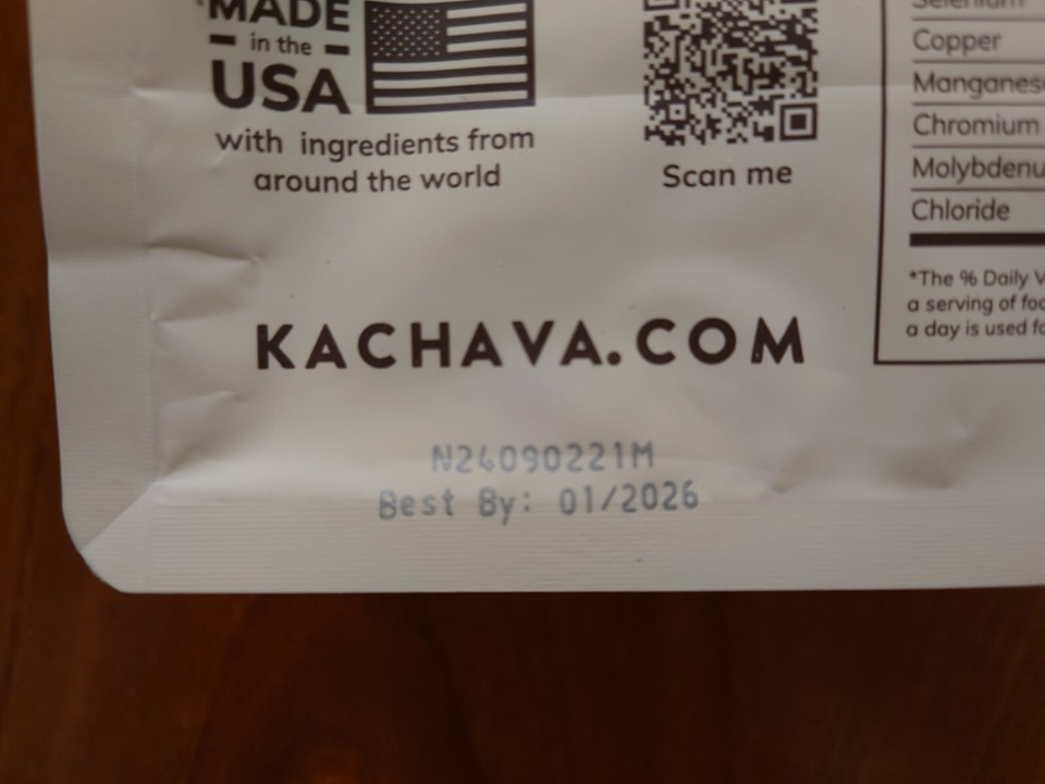 KACHAVA CHOCOLATE THE WHOLE BODY MEAL All-in-One Shake 32.8oz EXP 01/26 ...