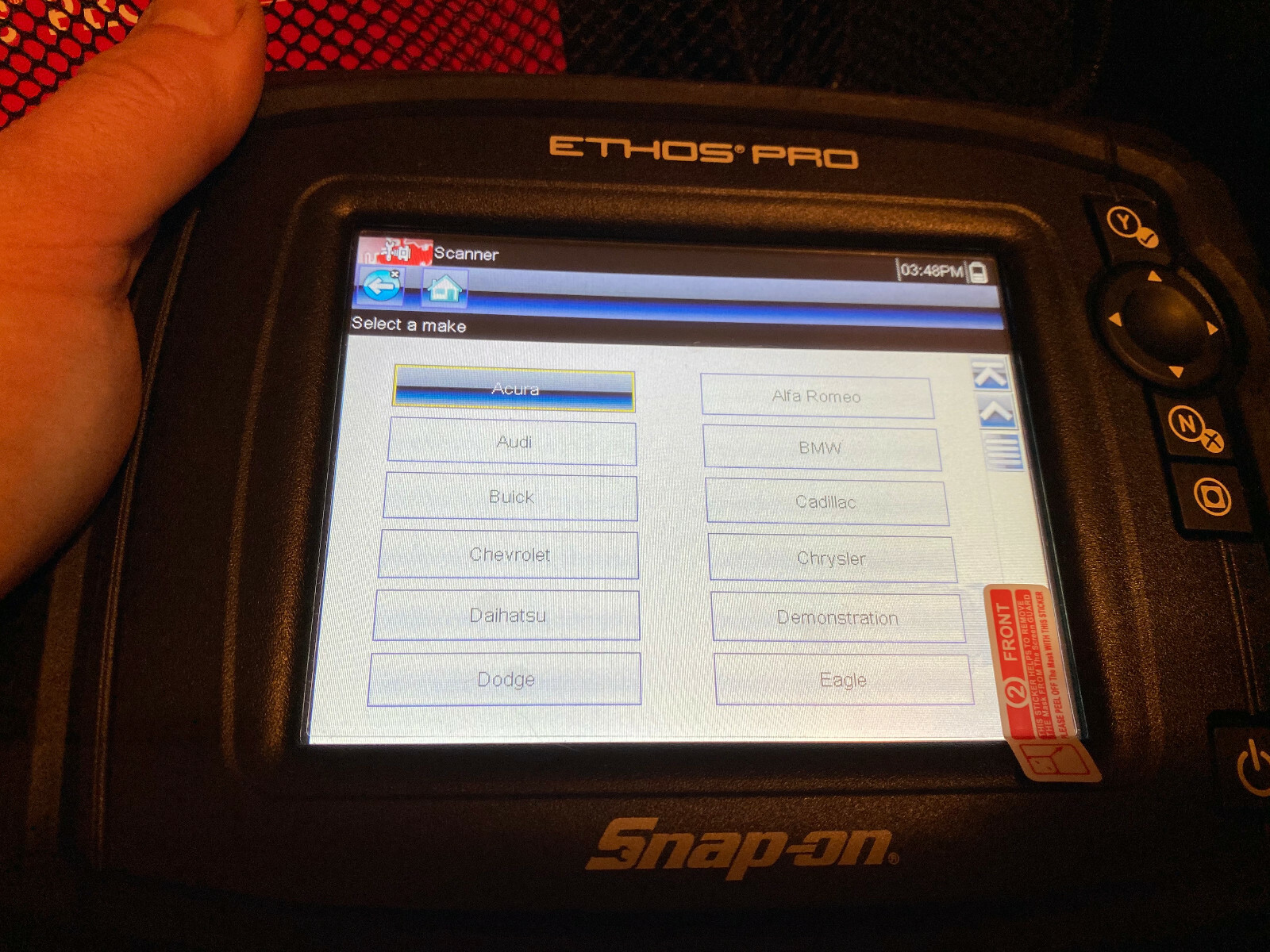 Snap-on EESC331 ETHOS Pro Automotive Diagnostic Scanner Like for sale ...