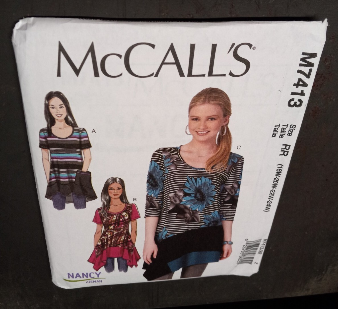 McCall's 7413 Misses Top's Sizes: 18W - 24W Assorted Styles | eBay