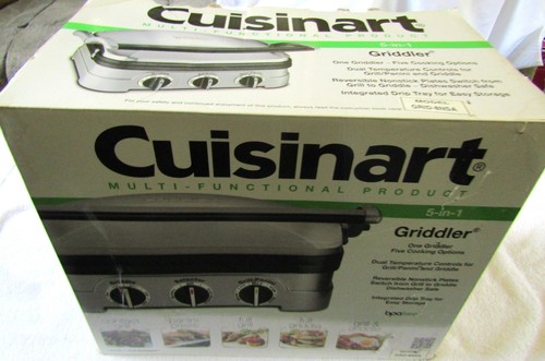 Cuisinart Griddler Model GRD-8NSA 5-1 Griddle. New. | eBay