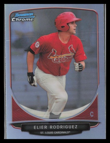 2013 Bowman Draft Chrome Refractor #BDPP83 Elier Rodriguez St. Louis ...