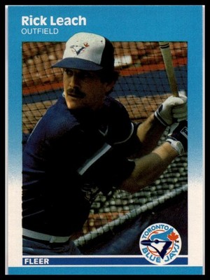 1987 Fleer Update #U-63 Rick Leach | eBay