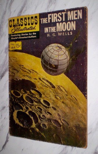 Classics Illustrated #144 HRN 153 VG+ OW 1958 Gilberton SIGNED by ...
