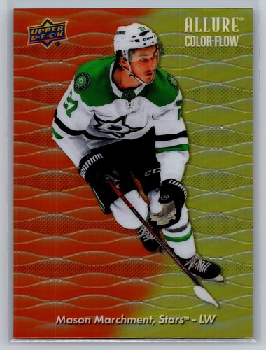 2023-24 Upper Deck Allure #CF-27 Mason Marchment Color Flow Orange ...