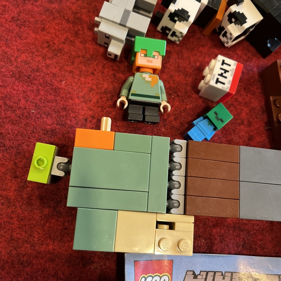 LEGO Minecraft Lot With Most Of The 21162 The Taiga Adventure Minifig ...