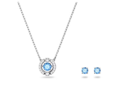 Swarovski 5480485 Set Swarovski Sparkling Dance Taglio tondo Blu ...