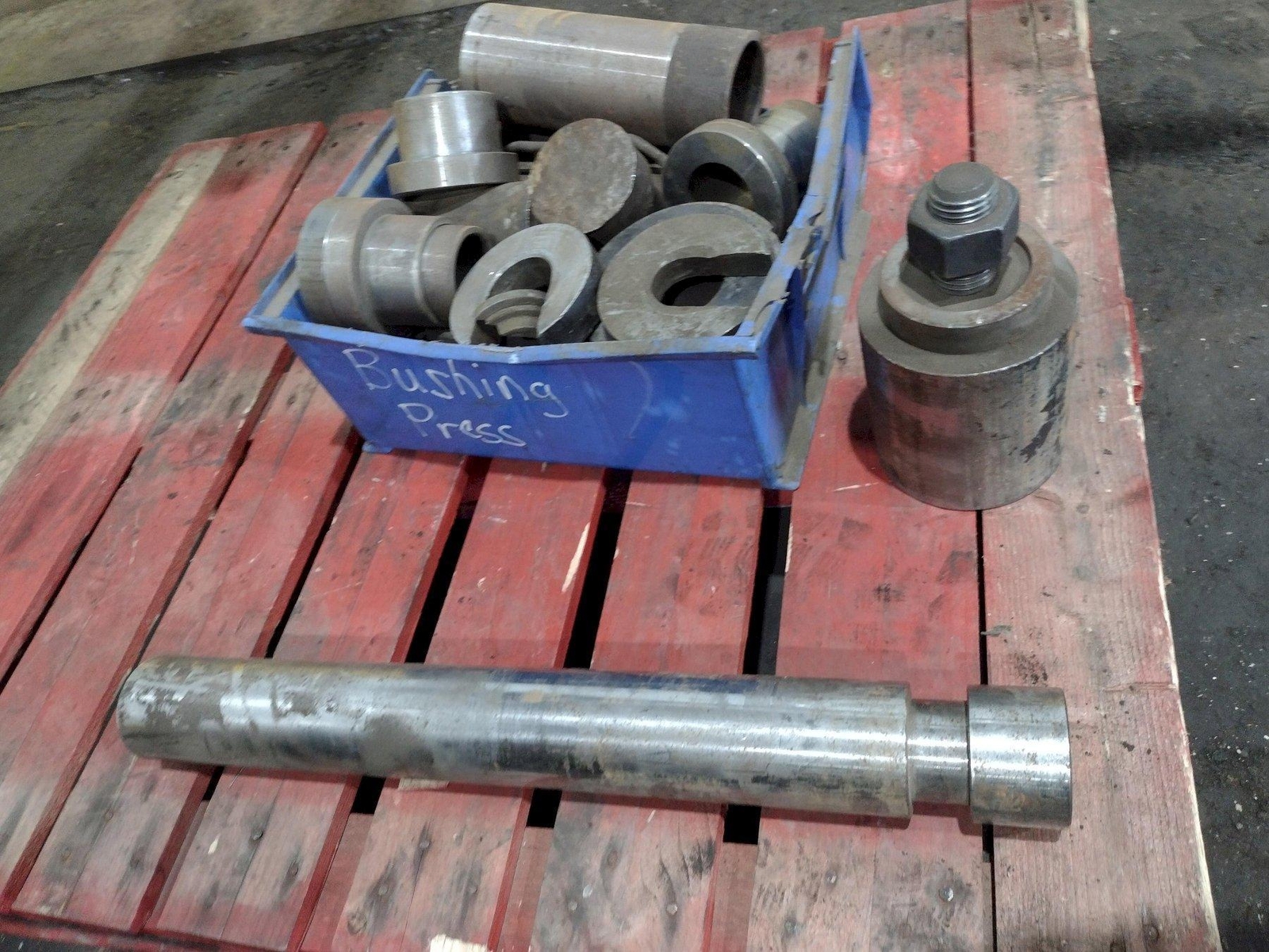 3" DROTT MOBILE HYDRAULIC BUSHING / TRACK PINS PRESS WITH TOOLING ...