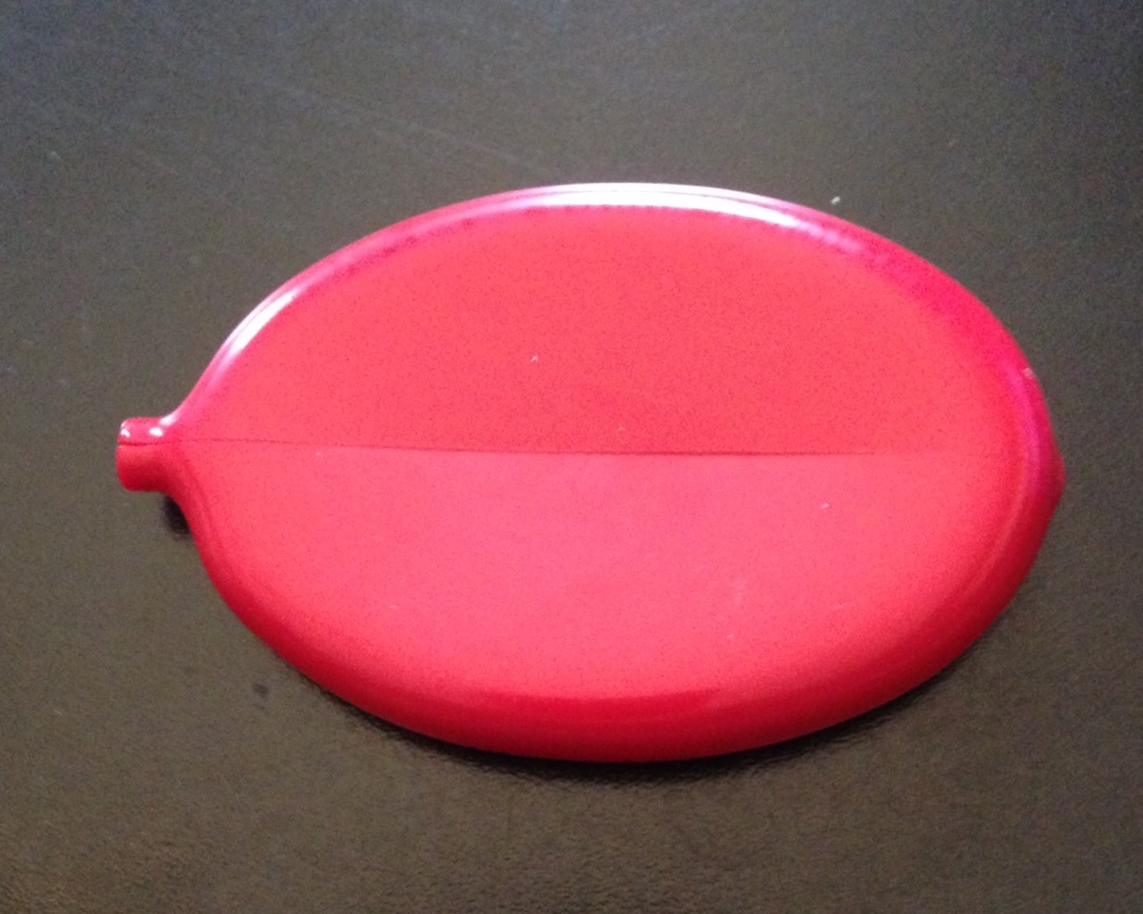 RUBBER SQUEEZE OVAL COIN PURSE MENS WOMENS MONEY HOLDER WALLET - Made ...