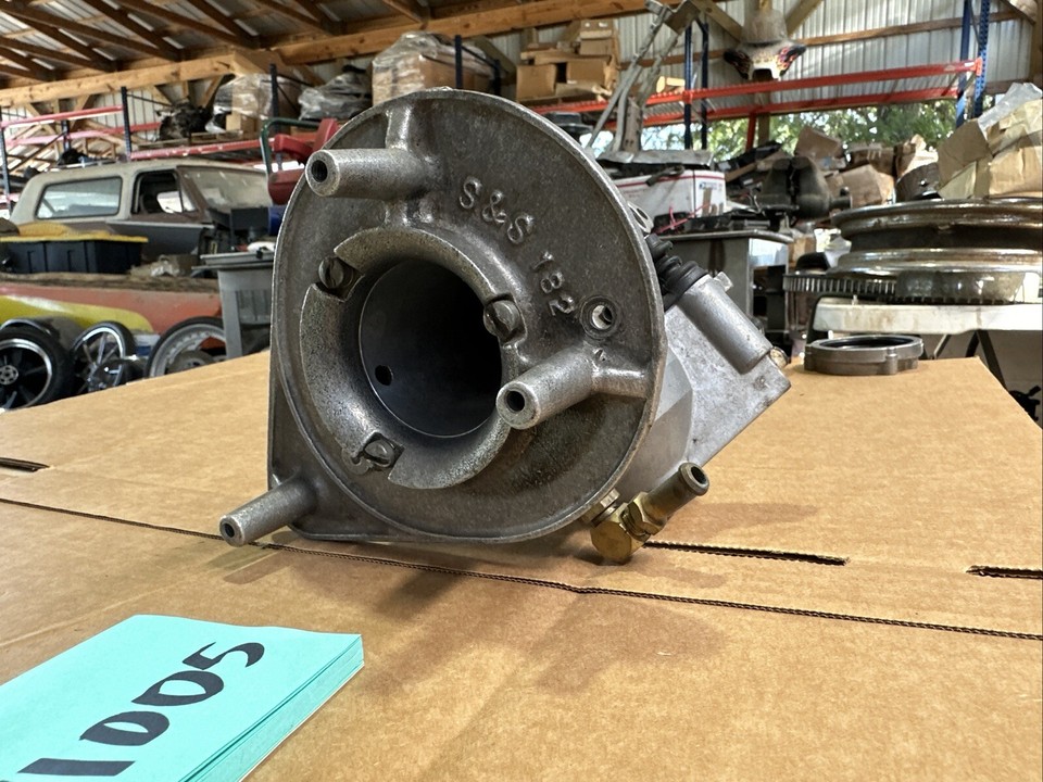 Harley S&S Super D Carb Carburetor Super Bowl Body Bowl Backing Plate ...