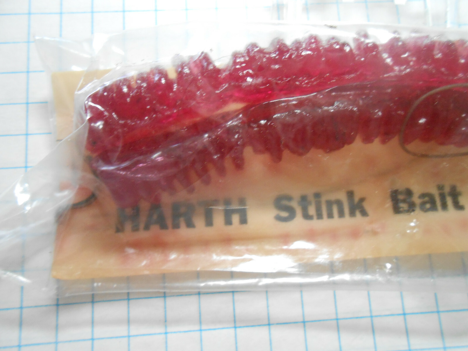 L@@K! (2 LOT) NEW (NOS) UNKNOWN VINTAGE HARTH STINK BAIT WORMS ~ TACKLE ...
