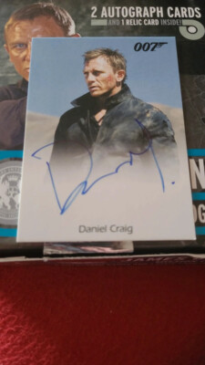 Daniel Craig autograph card James bond | eBay